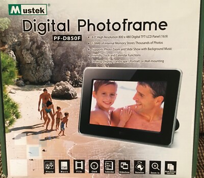 Mustek PF-D850F 8.0" Digital Picture Frame | eBay