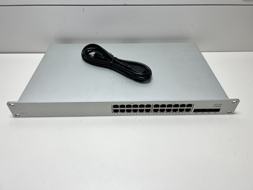 Cisco Meraki MS220-24P-HW 24 PORT GIGABIT POE SWITCH 370W, 4X SFP | eBay
