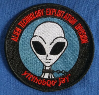 Alien Technology Exploitation Division Black Ops CIA Collectors Patch ...