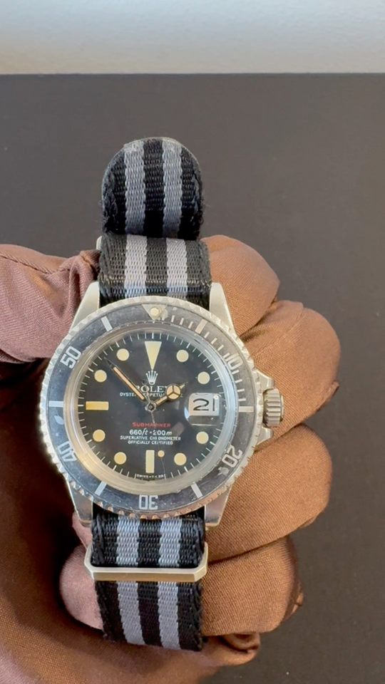 Vintage Rolex Submariner 1680 “Red Sub” | Matte Dial | Mk. VI Dial | eBay