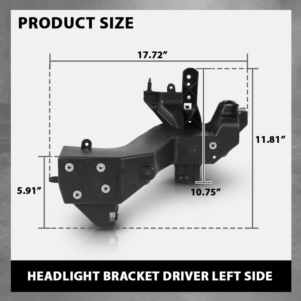 Headlight Bracket Driver Side for Jeep Grand Cherokee 2011-2013 ...