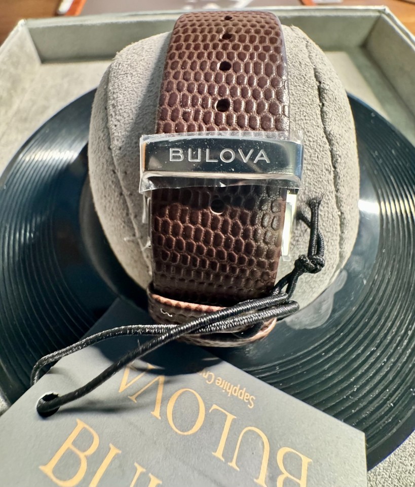 Bulova Black Dial Frank Sinatra "Fly Me to the Moon" Mens Watch 96B348 ...