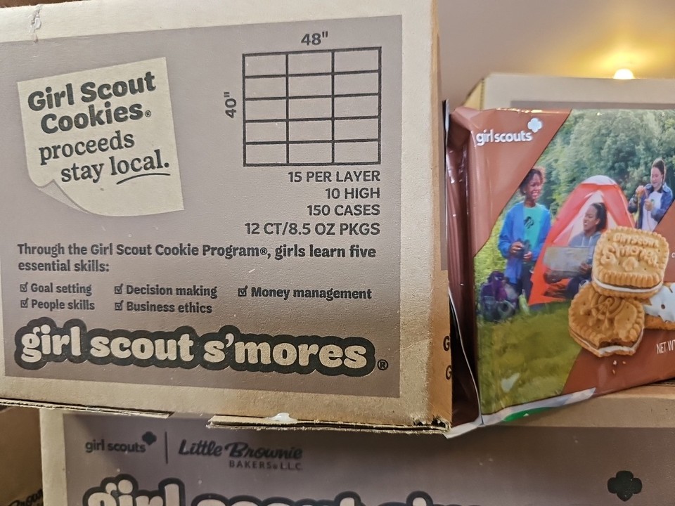 S'mores GIRL SCOUT Cookies CASE (12 PK) CHOCOLATE MARSHMALLOW ...