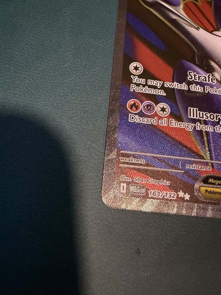 Pokémon Mega Latias EX 163/132 Me01: Mega Evolution Full Art Ultra Rare ...