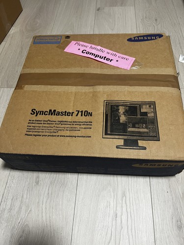Samsung Syncmaster 710N 17" LCD Computer Screen Monitor Retro Vintage ...