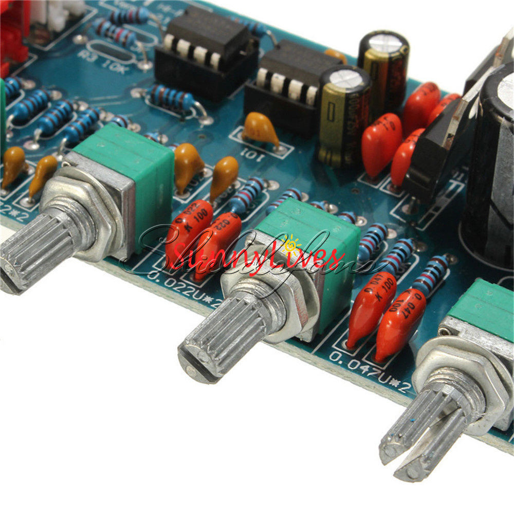 HIFI NE5532 OP-AMP Preamplifier Amplifier Volume EQ Tone Control DIY ...
