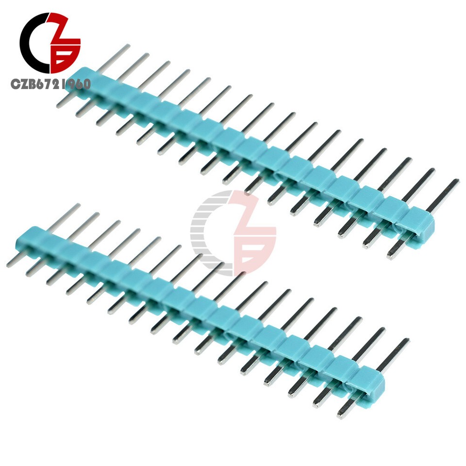 10PCS 40 Pin Male Breakable Header Strip Tin PCB Panel IC Connector 2 ...