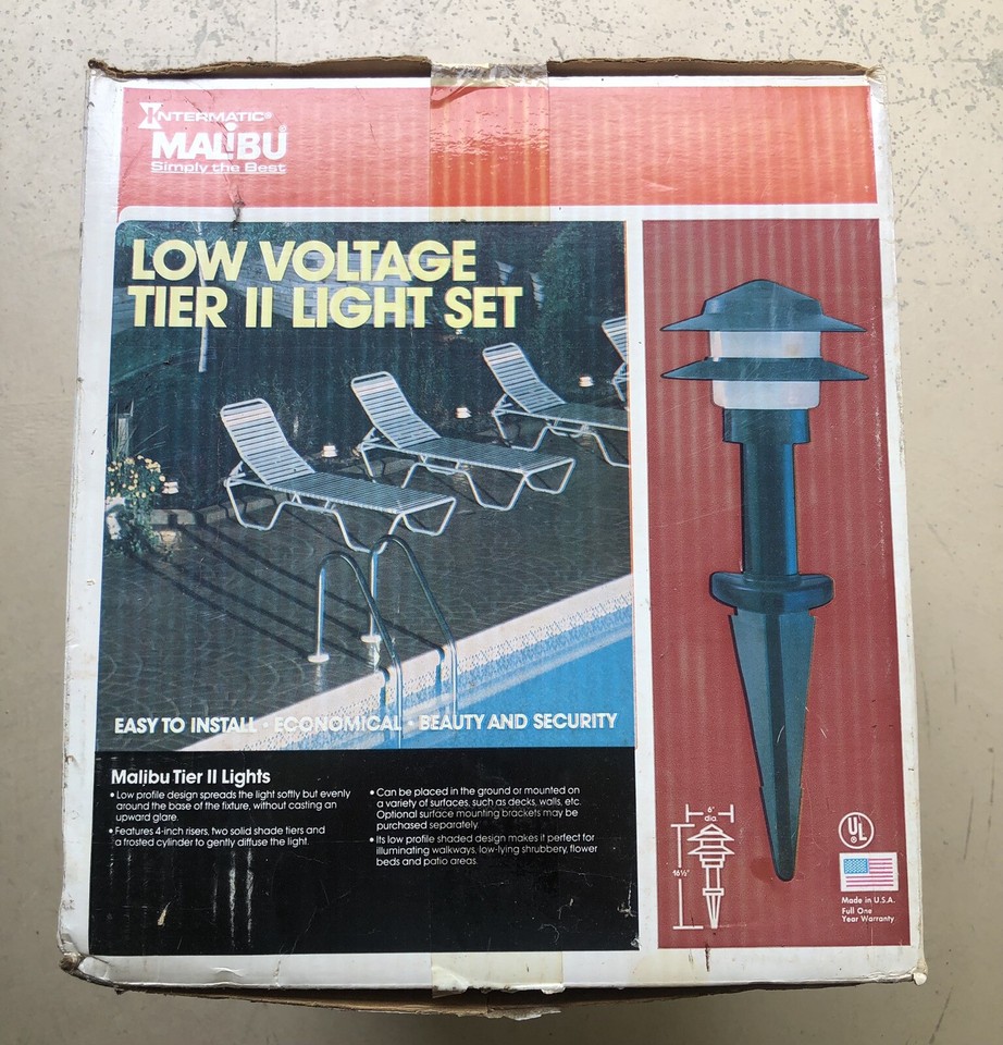New Old Stock Intermatic Malibu Tier II Outdoor 10 Light Set With Timer ...