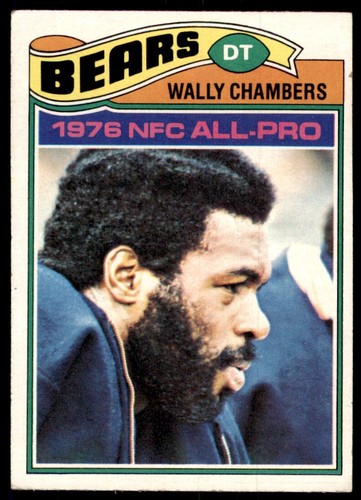 1977 Topps Wally Chambers Football Card Chicago Bears #20 | eBay