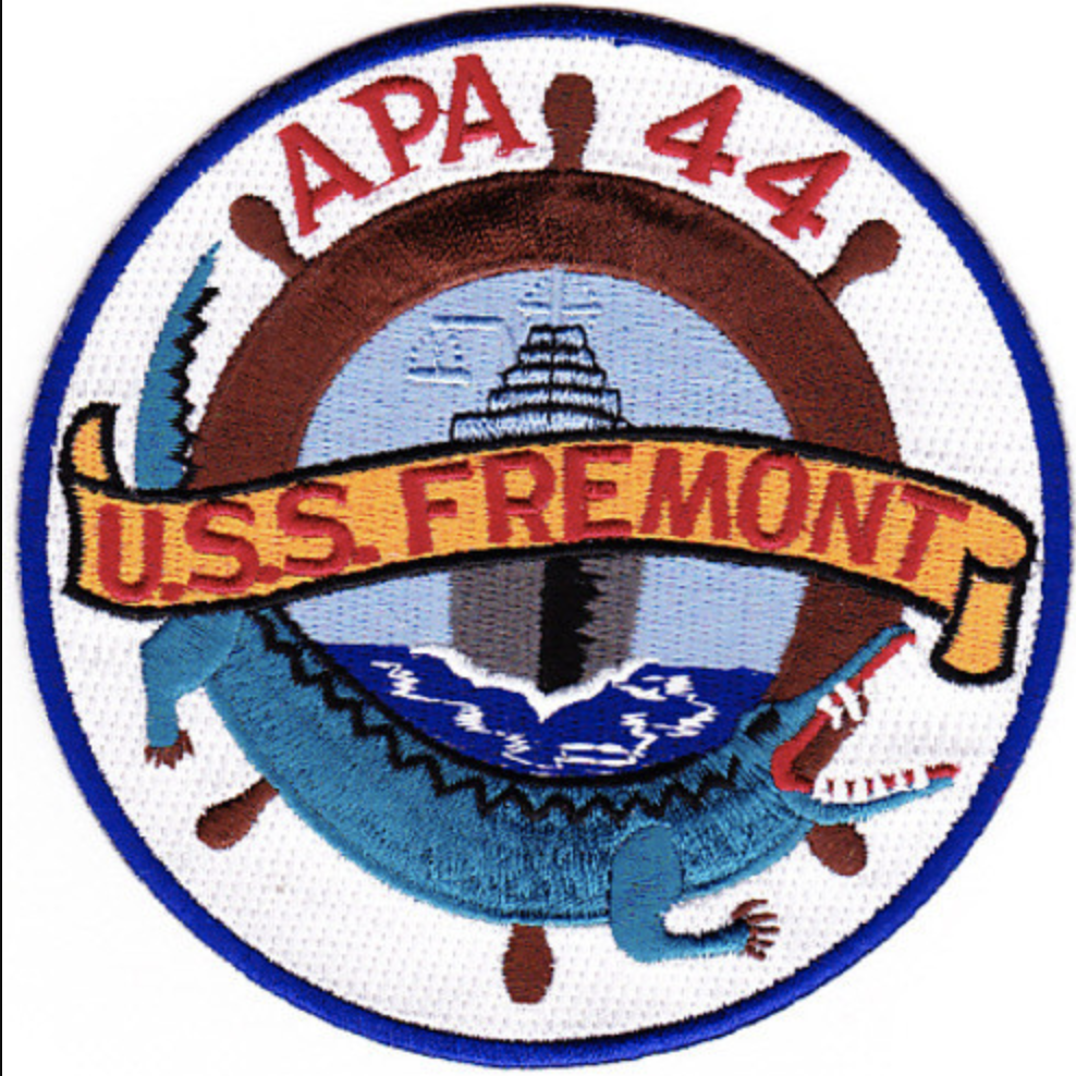 5" NAVY USS FREMONT APA 44 EMBROIDERED PATCH | eBay