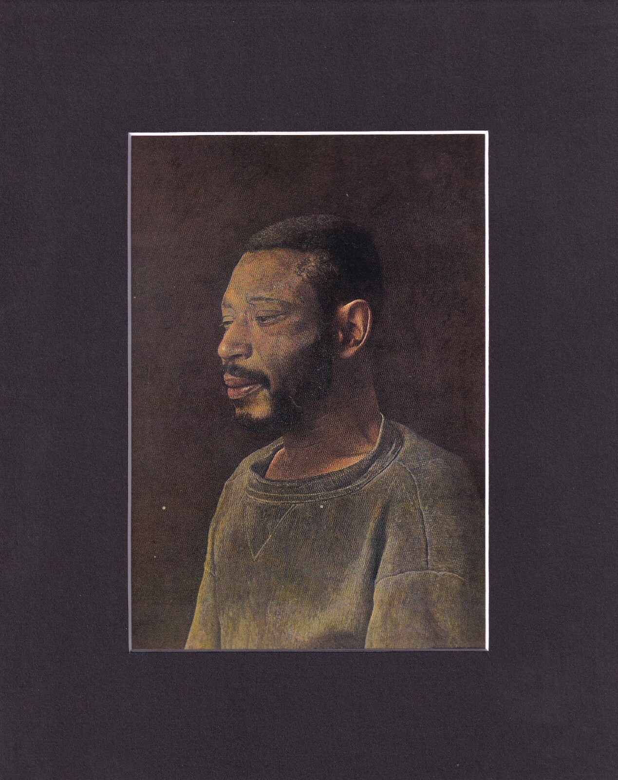 8X10 Matted Print Art Picture Andrew Wyeth: Man in Sweatshirt | eBay UK