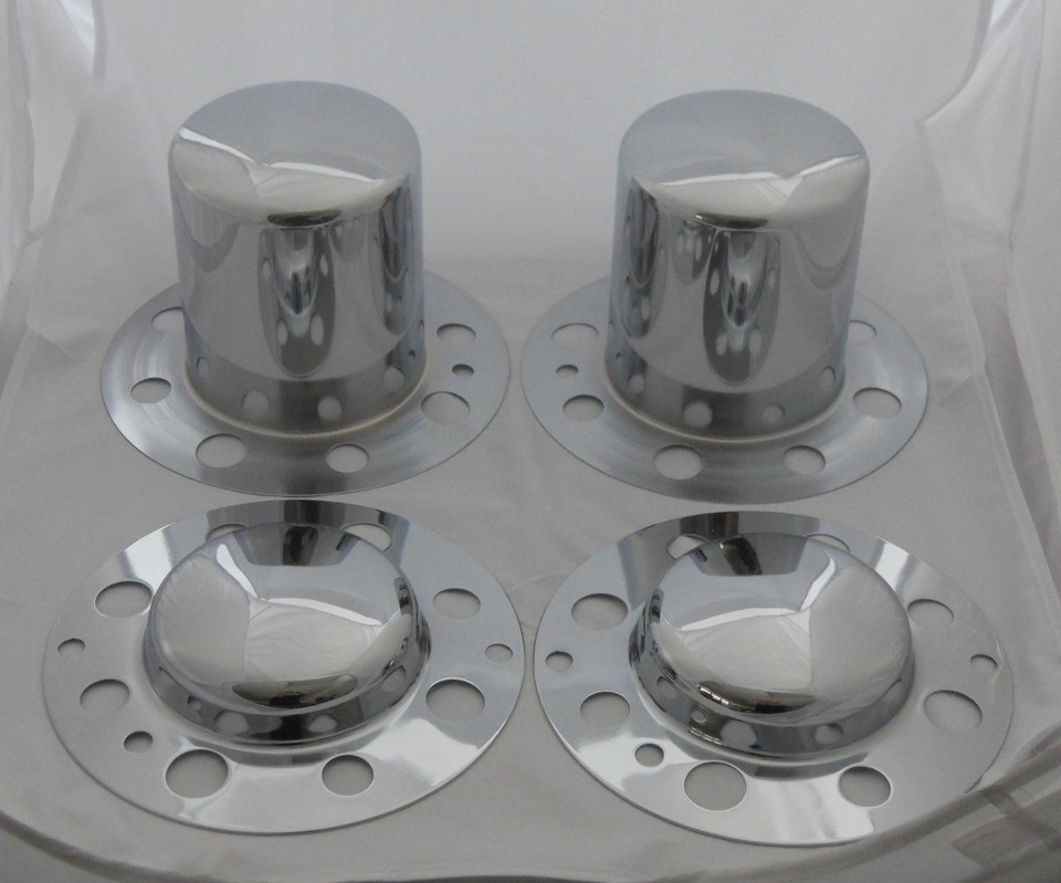 Dually Fits Some Alcoa Eagle 8 Lug Wheel Center Caps Chrome No Logo ...