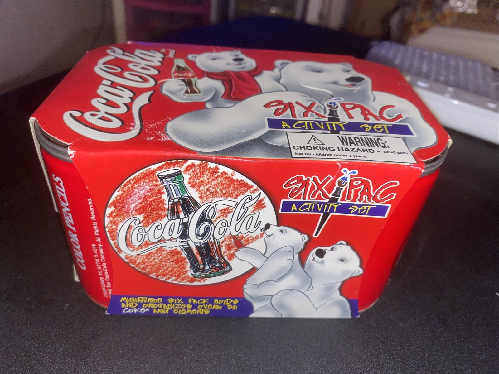 COCA COLA Six Pack ACTIVITY ART SET -Have a Coke - 50 Coke Art Elements ...