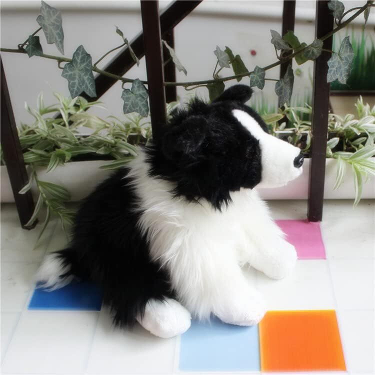 Cute Border Collie Plush Toy - Realistic Collection Border Collie Puppy ...