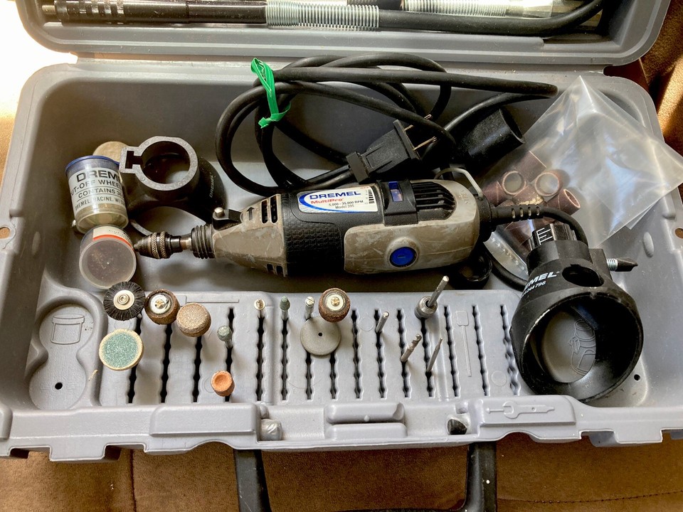 DREMEL MULTIPRO VARIABLE SPEED MODEL 395 W/ FLEX-SHAFT 225, CASE ...