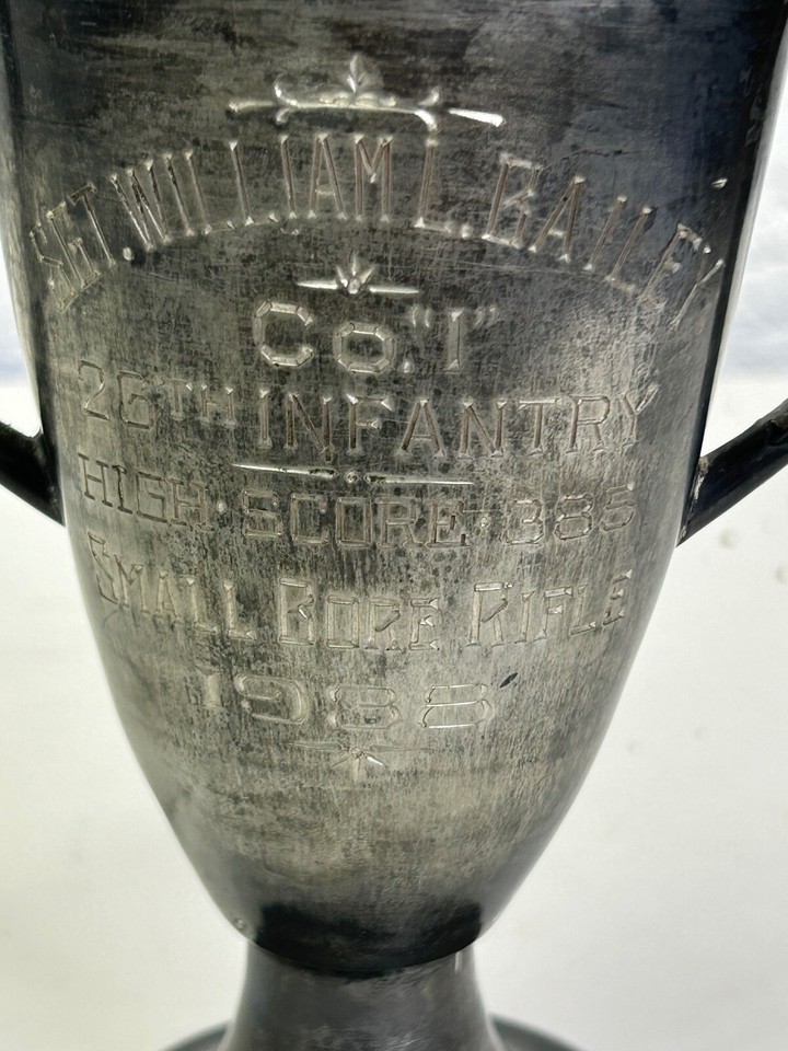 1938 US Army 26th Infantry Named Shooting Competition Trophy | eBay