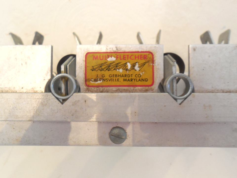 J. G. Gebhardt Multi-Fletcher 6-Arrow Fletching Jig with 6 Straight ...