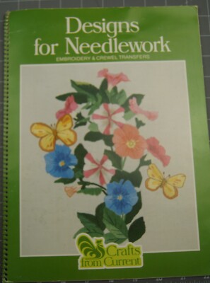DESIGNS FOR NEEDLEWORK Iron-On Transfers Booklet from Current | eBay