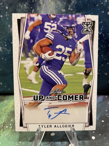 Tyler Allgeier 2022 Leaf Rookie Up and Comer Autograph #UC-TA1 Atlanta ...