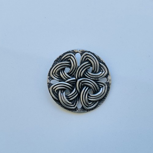 SJC Celtic Knot Brooch Saint Justin Cornwall Handcrafted Solid Pewter ...