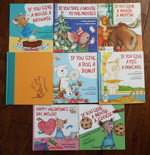 Lot 8 If You Give a Mouse Cookie Pig Pancake Series Books by Laura ...