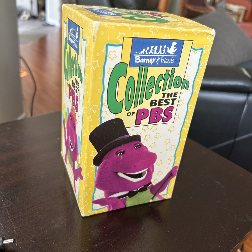 Barney & Friends Collection The Best of PBS VHS 4-Tape Box Set Video ...