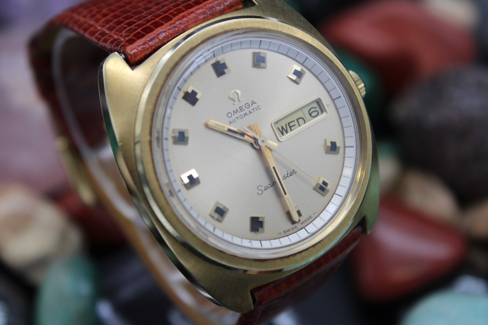 Vintage OMEGA Seamaster Day Date Automatic Cal. 752 Gold Filled Mens ...