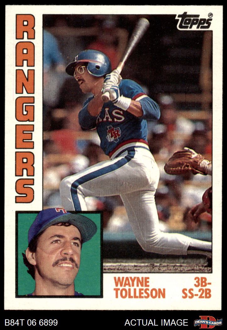 1984 Topps #557 Wayne Tolleson Rangers 8.5 - NM/MT+ | eBay