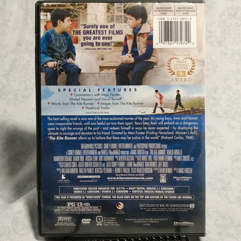 The Kite Runner - DVD SWB Combined Shipping 97361179742 | eBay