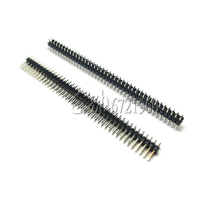 10PCS 2.54mm 2 x 40 Pin Male Double Row Pin Header Strip | eBay