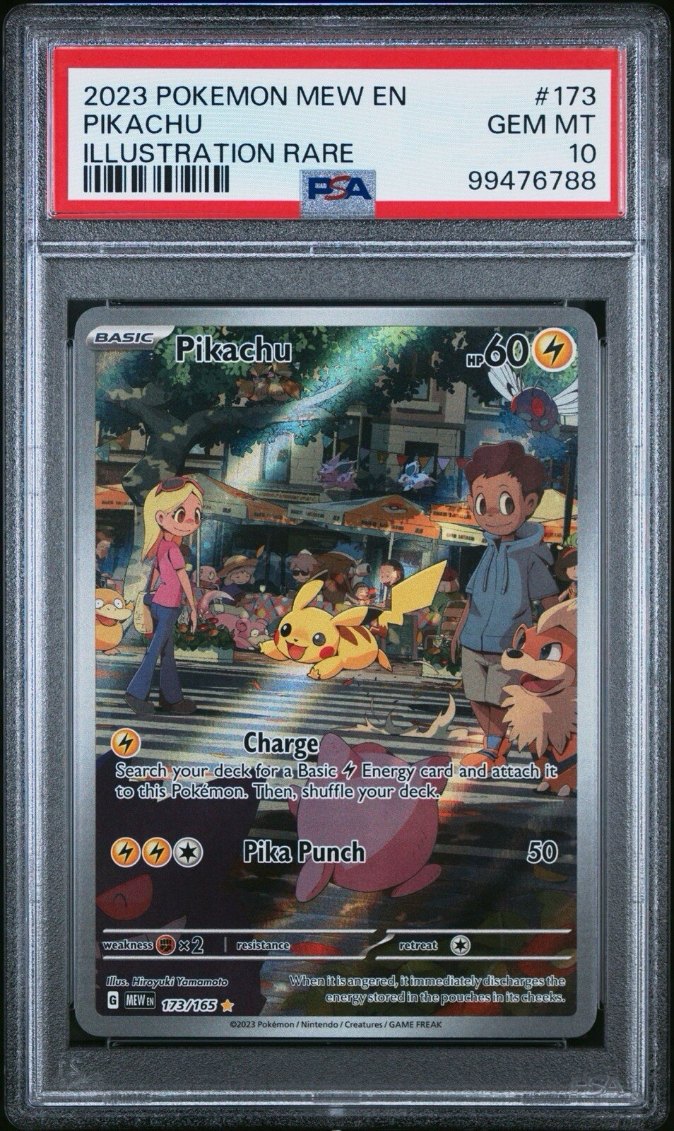 Pikachu 2023 Scarlet & Violet: 151 #173/165 Illustration Rare Price ...