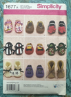 Baby Shoes Shoe Pattern Simplicity 1677 Sizes S M L 2013 Vintage Uncut ...