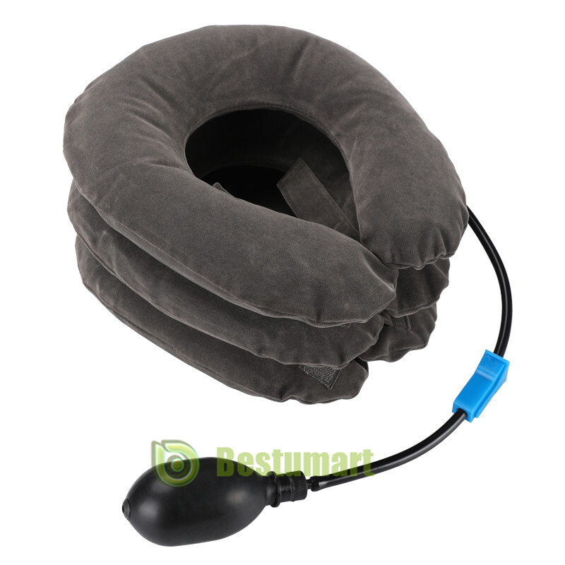 TRACTION DECOMPRESSION DEVICE SHOULDER NECK PAIN RELIEF PUMP CERVICAL ...