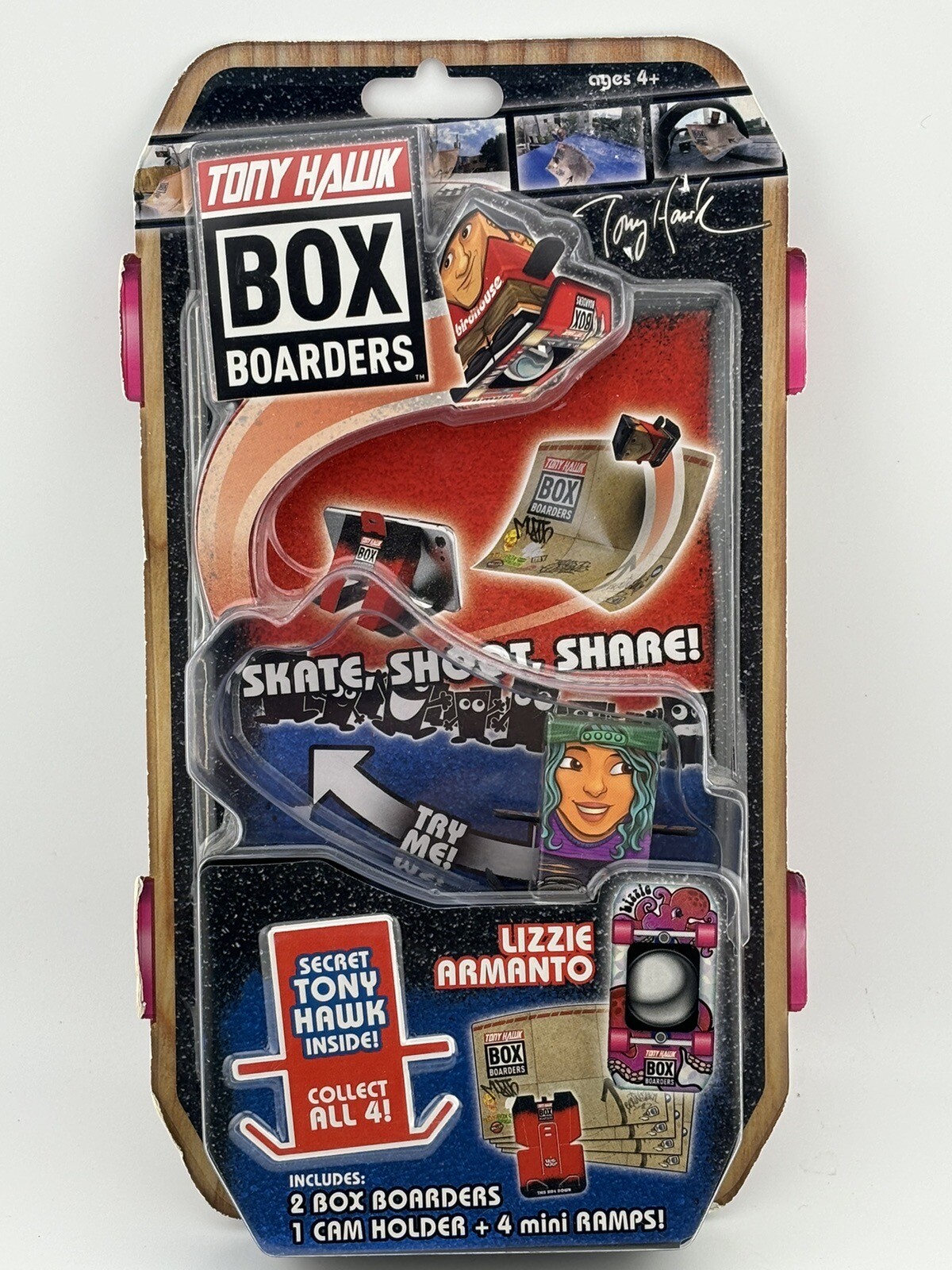 TONY HAWK Box Boarders With Secret Tony Hawk Toy Inside Skateboarding ...