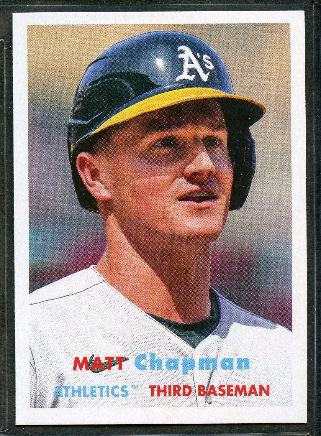 2021 Topps Archives Baseball - #43 - Matt Chapman - Oakland Athletics ...