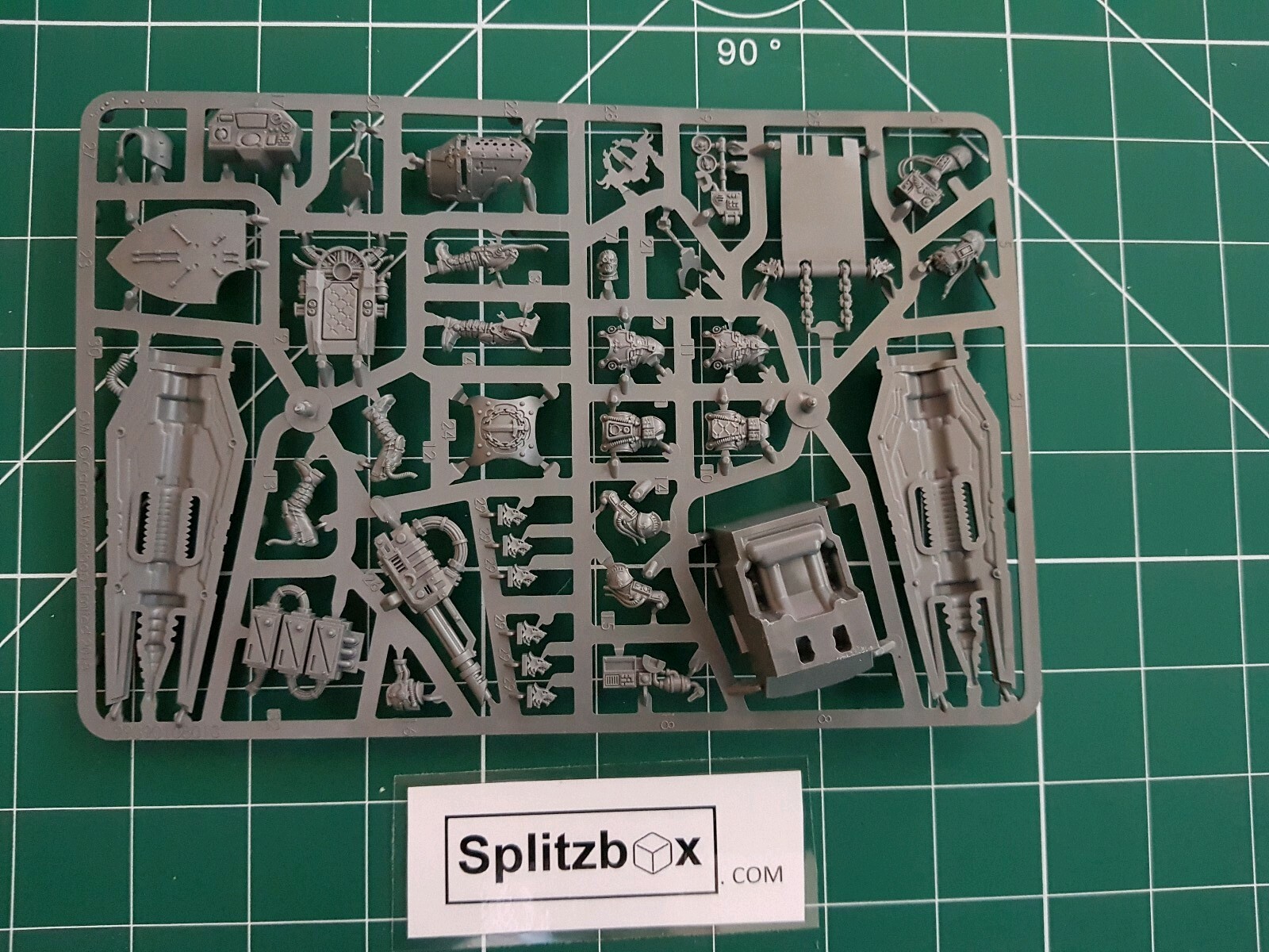 40k Imperial Knight Canis Rex Upgrade Sprue Detailed Cockpit & Pilot ...