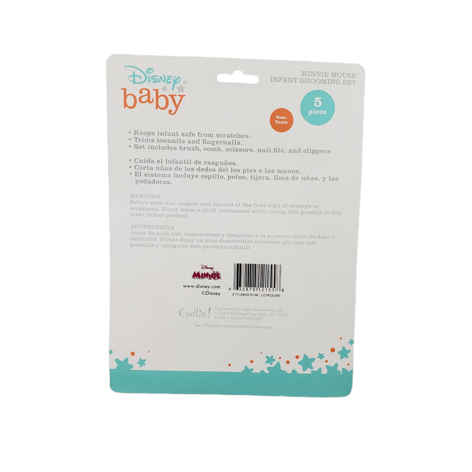 Disney Baby Mickey Mouse Pink 5 Piece Infant Grooming Set New Baby ...