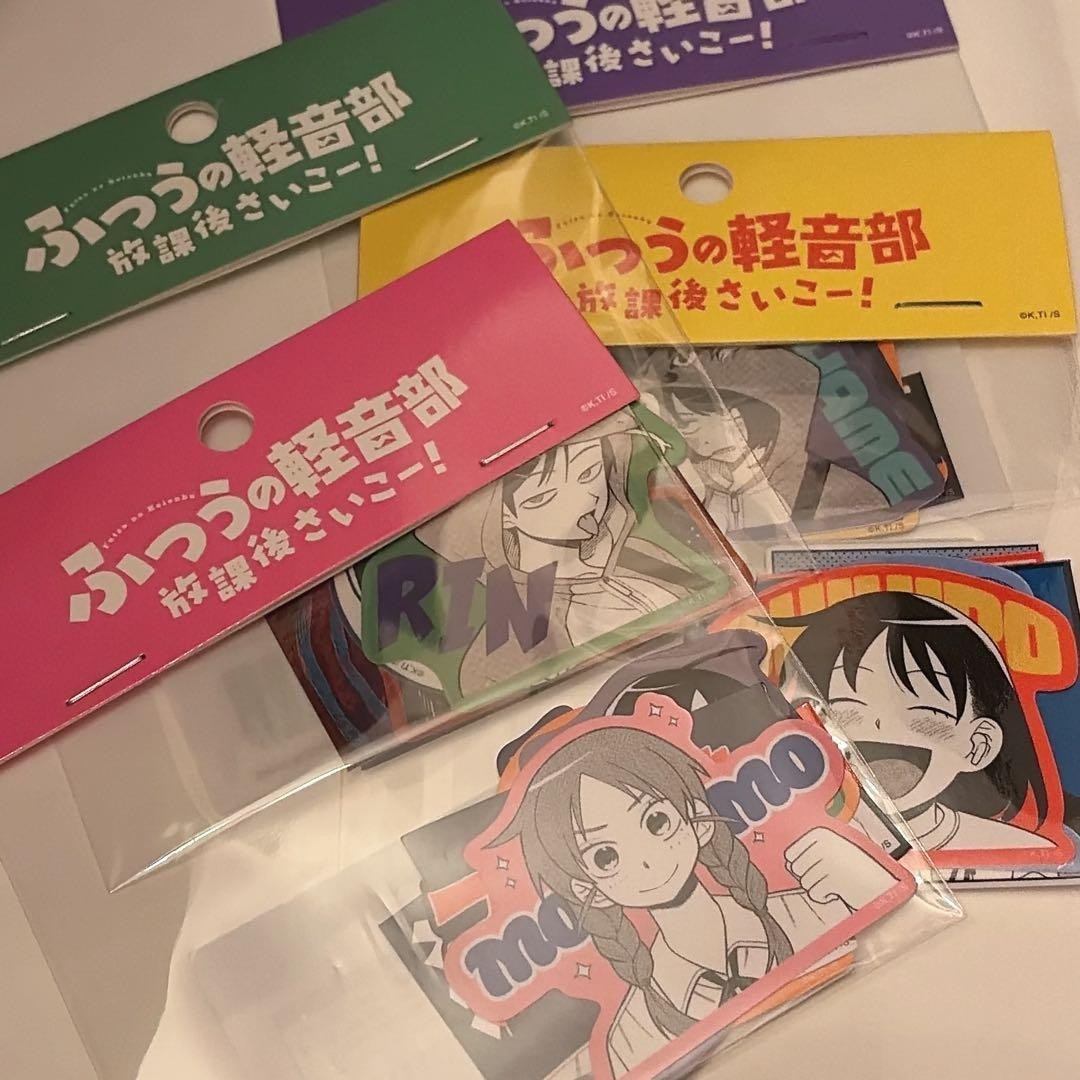 Ordinary light music club PARCO pop-up die-cut sticker set | eBay