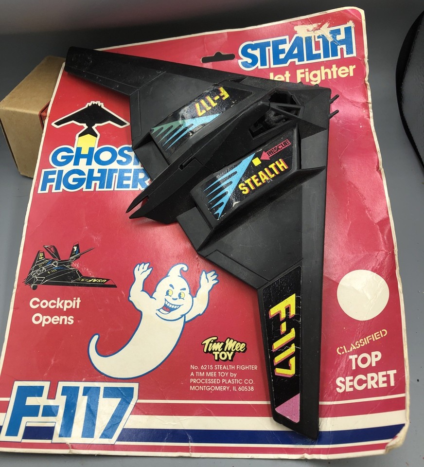Vintage Tim Mee Toy F-117 Stealth Jet Ghost Fighter USAF Processed ...