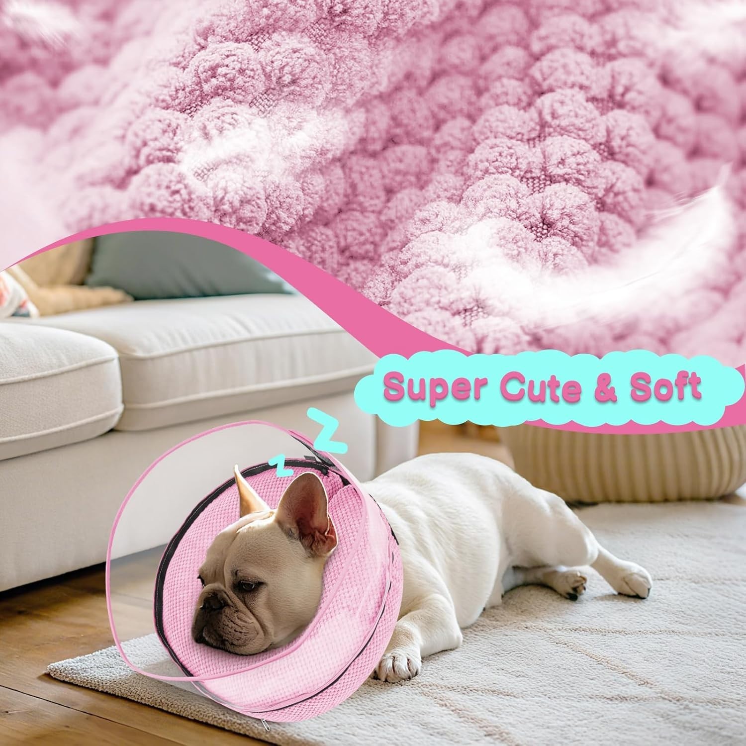 Inflatable Dog Recovery Cone Small – Soft Donut E-Collar Shield ...