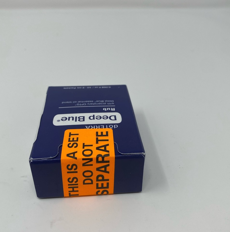 doTERRA Deep Blue Rub Samples - Blue, 10 x 2 mL 0.068 fl oz each Pack ...