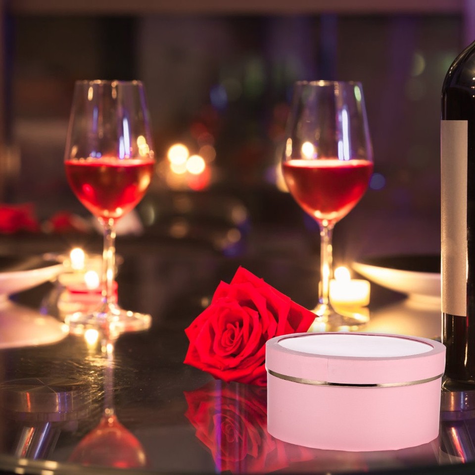 2 Pcs Valentines Day Flower Box Decorative Shipping Boxes for Bouquets ...