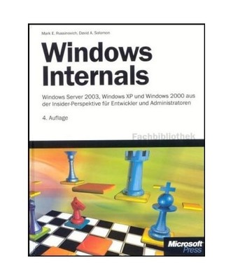 Microsoft Windows Internals: Windows 2000, Windows XP und Windows Server 2003, D | eBay