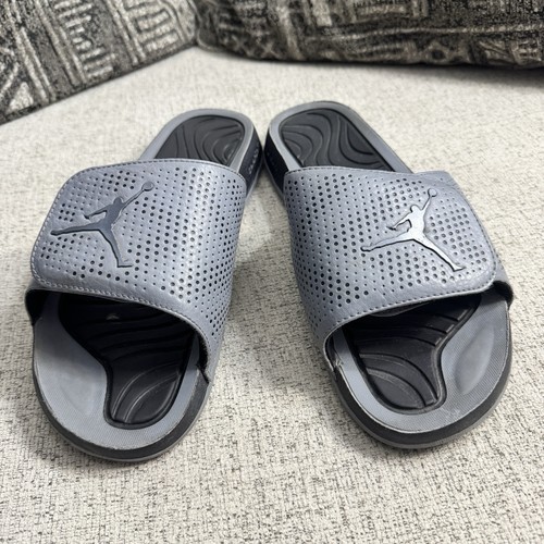 Mens Jordan Hydro 5 Solarsoft Size 13 Gray 820257-003 Slide Sandals | eBay