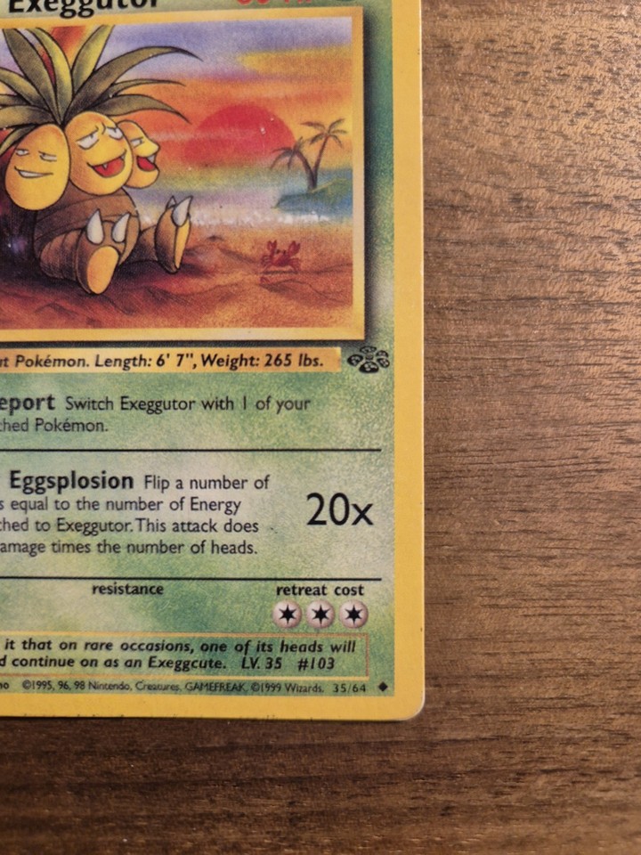 Pokémon TCG Exeggutor 35/64 Jungle, Wizards 1999 Uncommon Card | eBay UK