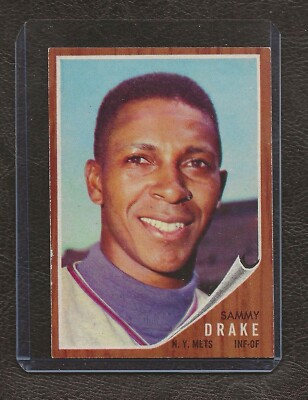 1962 Topps Baseball #162 Sammy Drake, New York Mets, EX-MT! | eBay