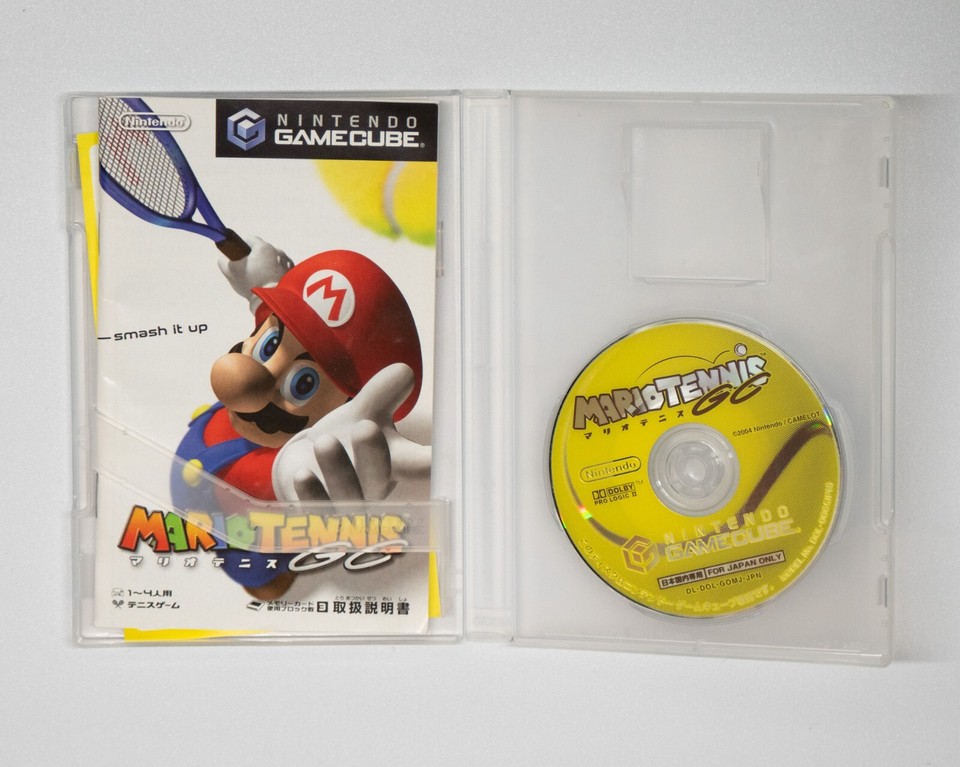 JAPANESE Mario Tennis GC (GameCube, 2004) NTSC-J REGION LOCKED Japan ...