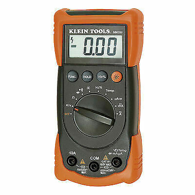 Klein Tools MM200 Auto Ranging Digital Multimeter Tester With Backlit ...