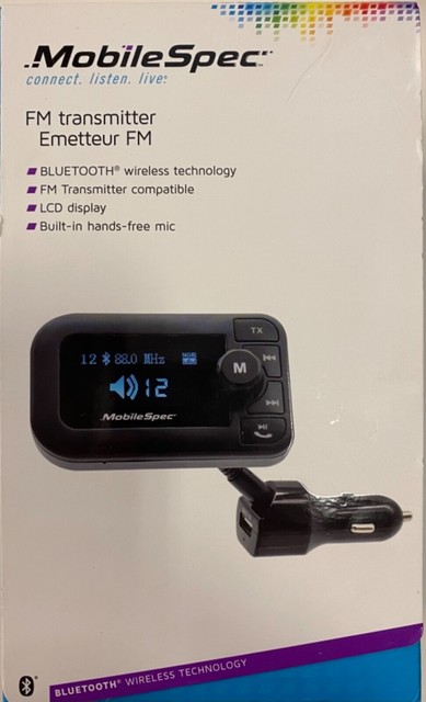 Mobilespec 2021 MBS13203 MBS FM Transmitter USB W/xl Display for sale ...