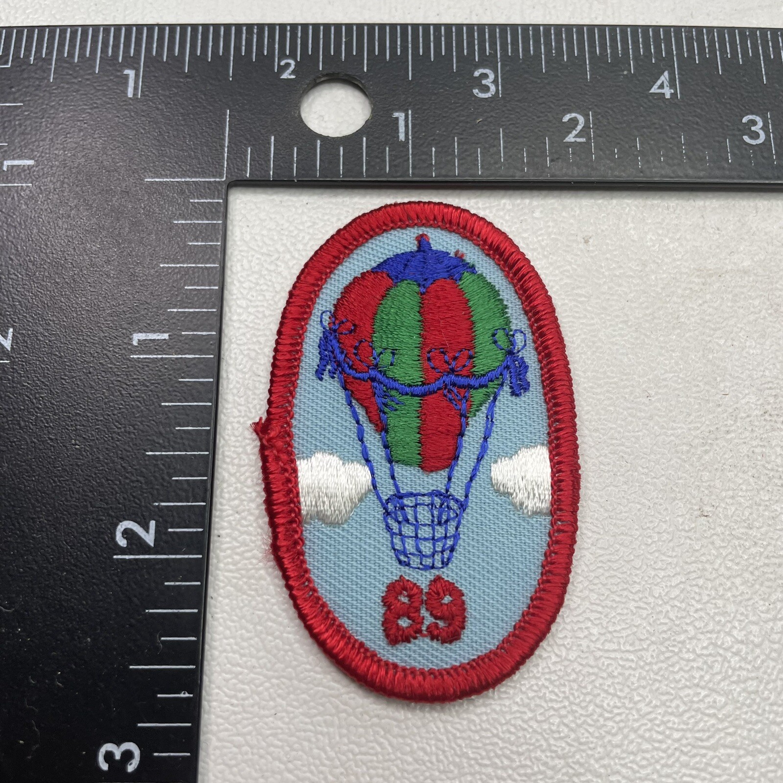 Vtg 1989 HOT AIR BALLOON Patch 371D | eBay